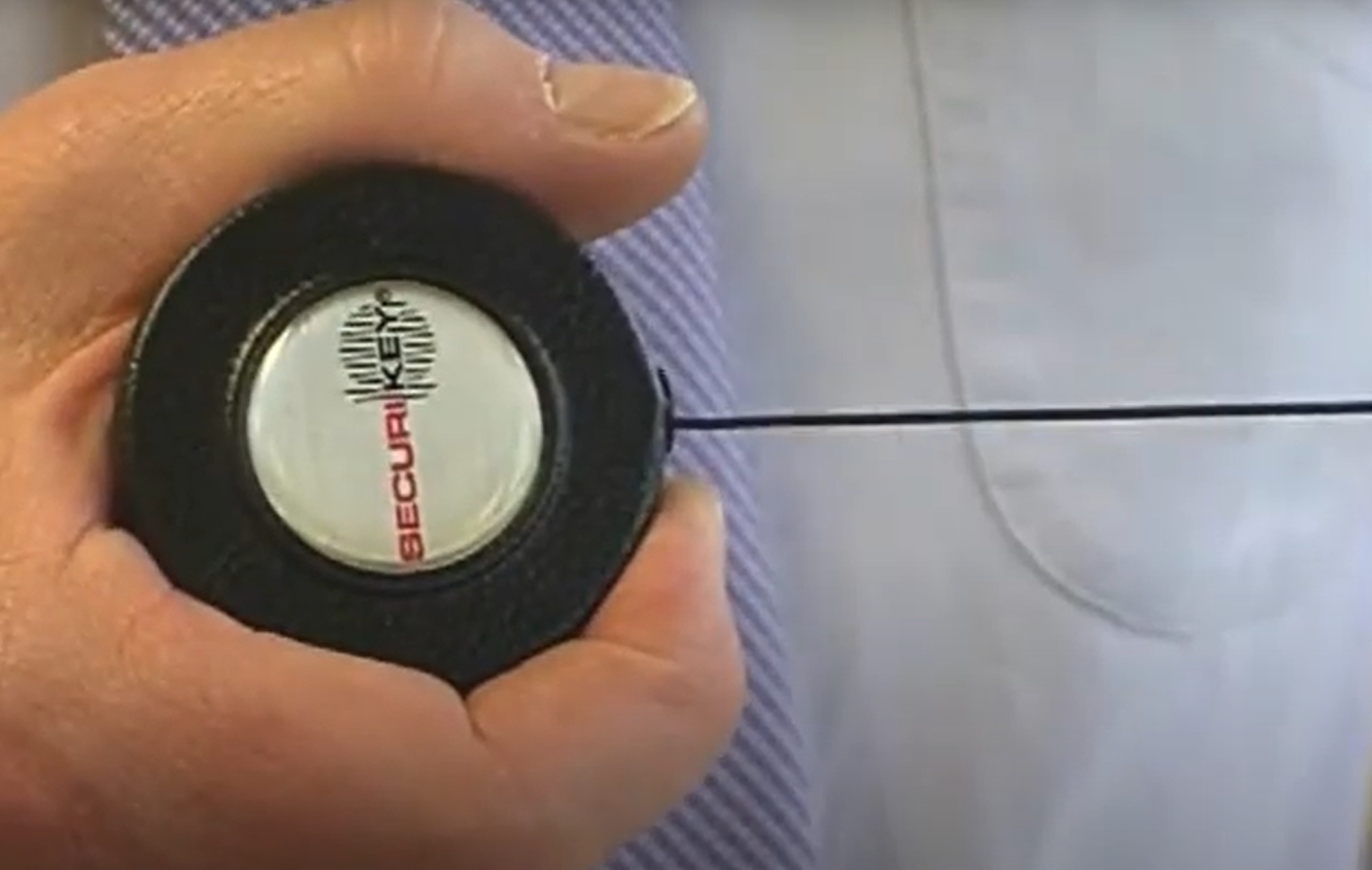 KEY BAK SELF RETRACTING KEY REEL WITH CORD - Securikey