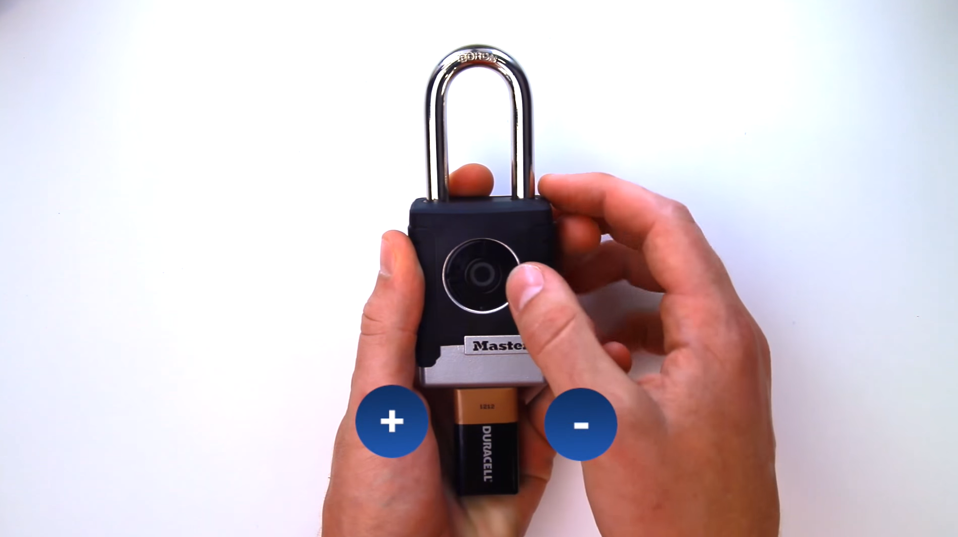 Bluetooth® Smart Padlocks - Outdoor Lock - Unlock With External Battery - Securikey