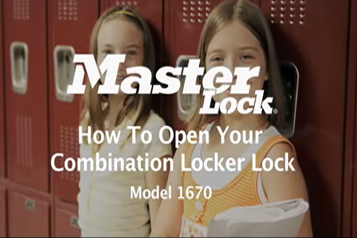 How to open a built-in locker lock - Securikey
